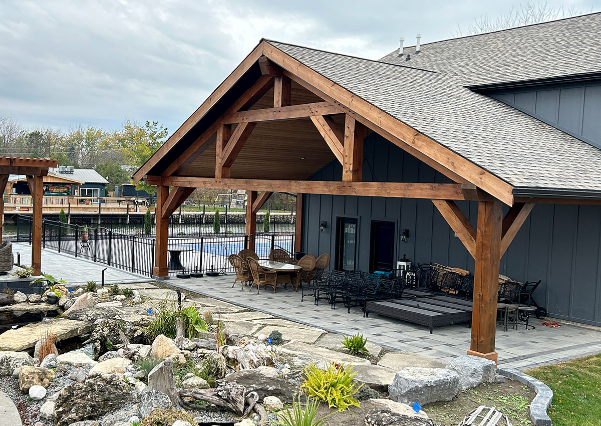 Timber Frame Structures in Ontario | Pavilions, Pergolas & More